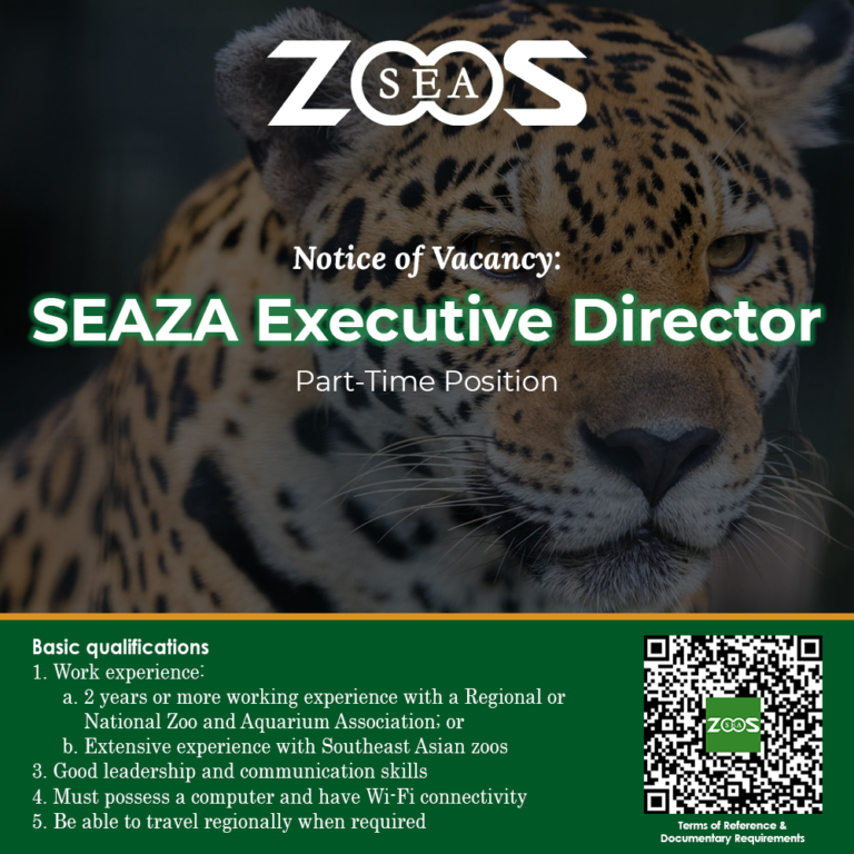 Announcements – Southeast Asian Zoos and Aquariums Association